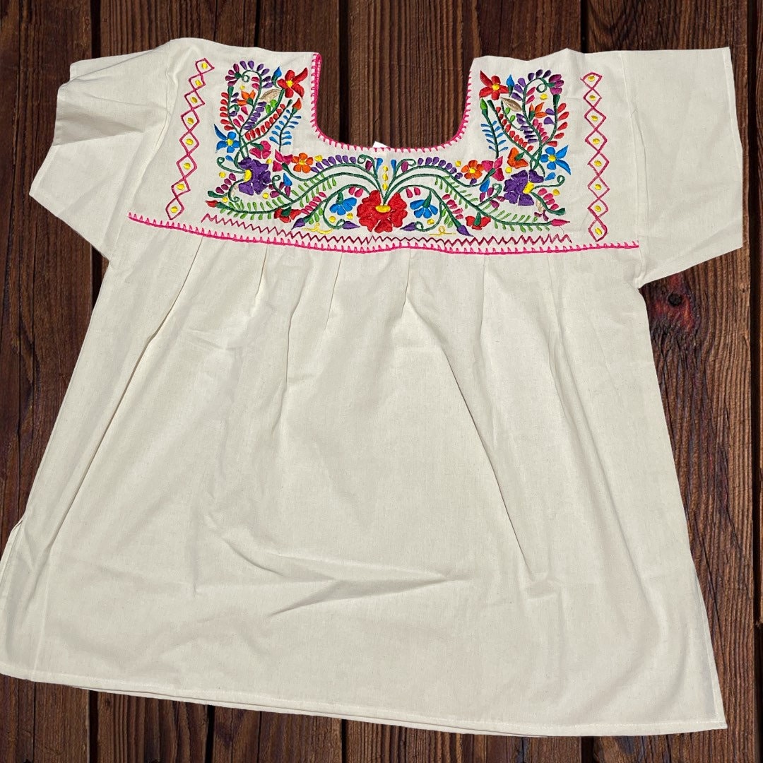 Women Plus Size Mexican Embroidered Tunic - Etsy