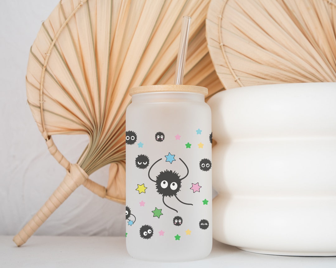 Anime Soot Sprite Glass Cup / Japanese Ghibli Glass Cup - Etsy