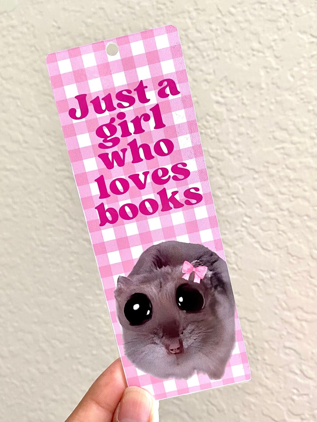 Sad Hamster Meme Bookmark / Cute Hamster Bookmark / Gifts for Her ...