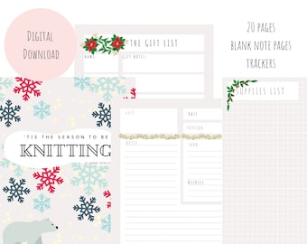 Printable A5 Knitting Journal. DIGITAL DOWNLOAD. Use These Printable ...