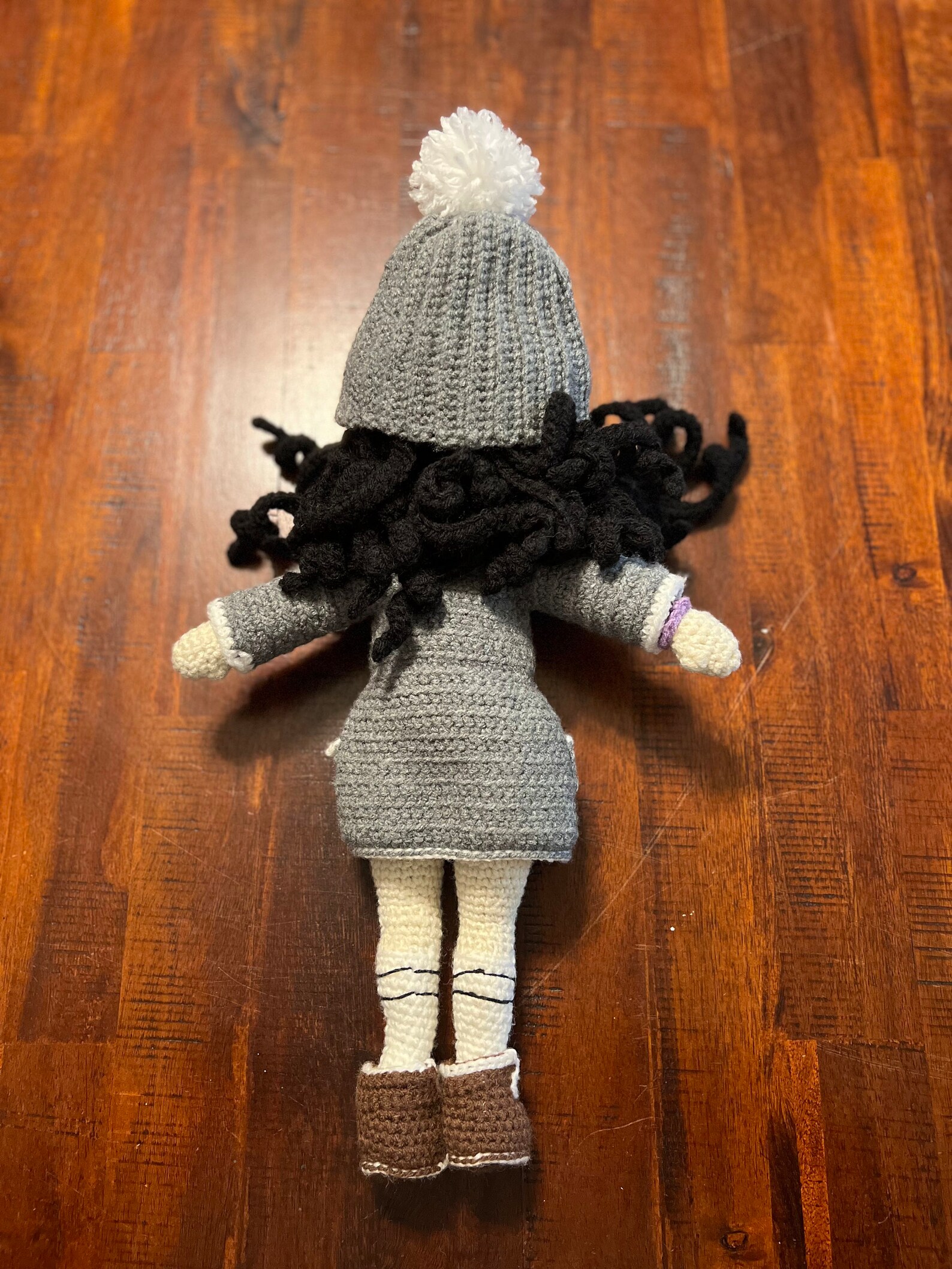 Tall Cute Doll With Long Black Hair and a Removable Outfit - Etsy