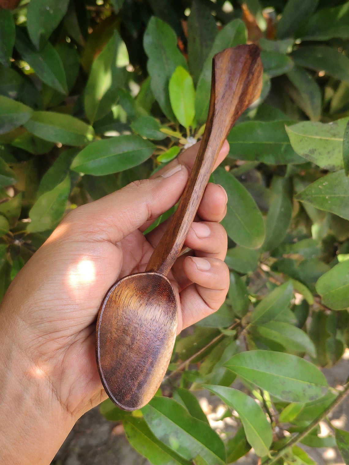 Acacia Eating Spoon Handcarved - Etsy