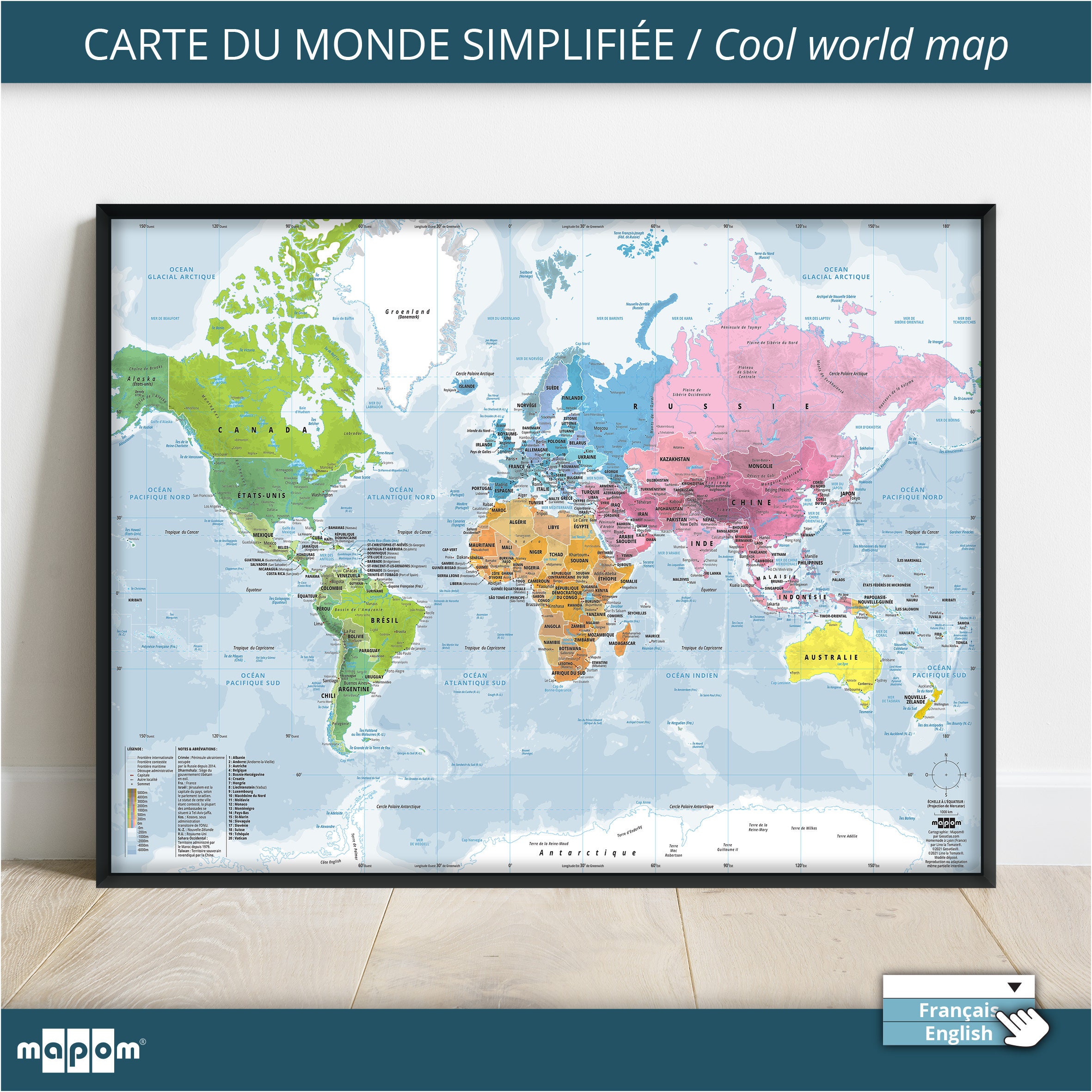 Cool World Map Cover Photo