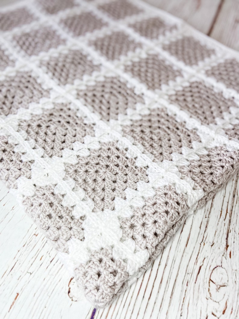 Modern Crochet Throw - Etsy