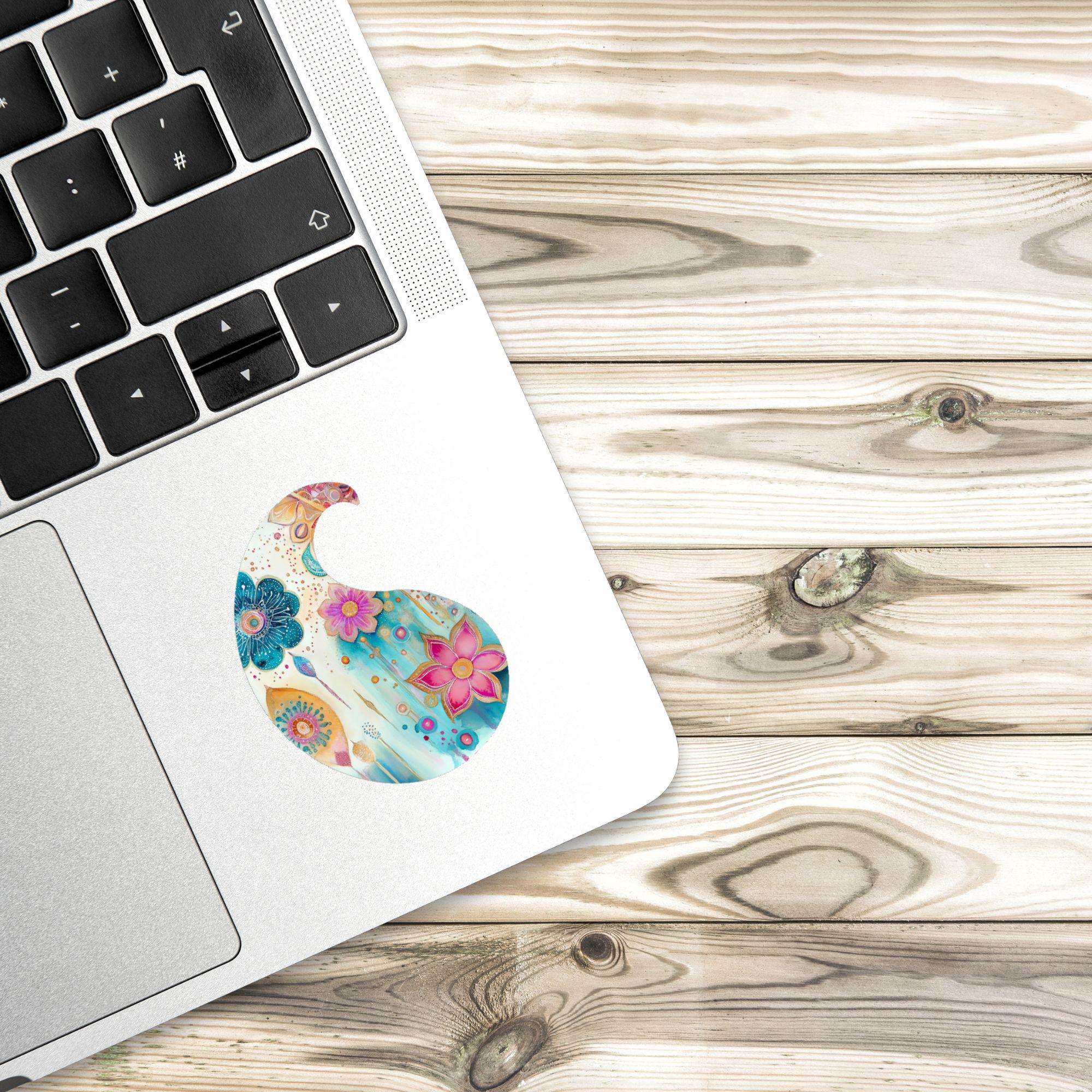 Boho Floral Paisley Stickers | Mix & Match or Complete Set of 4 ...