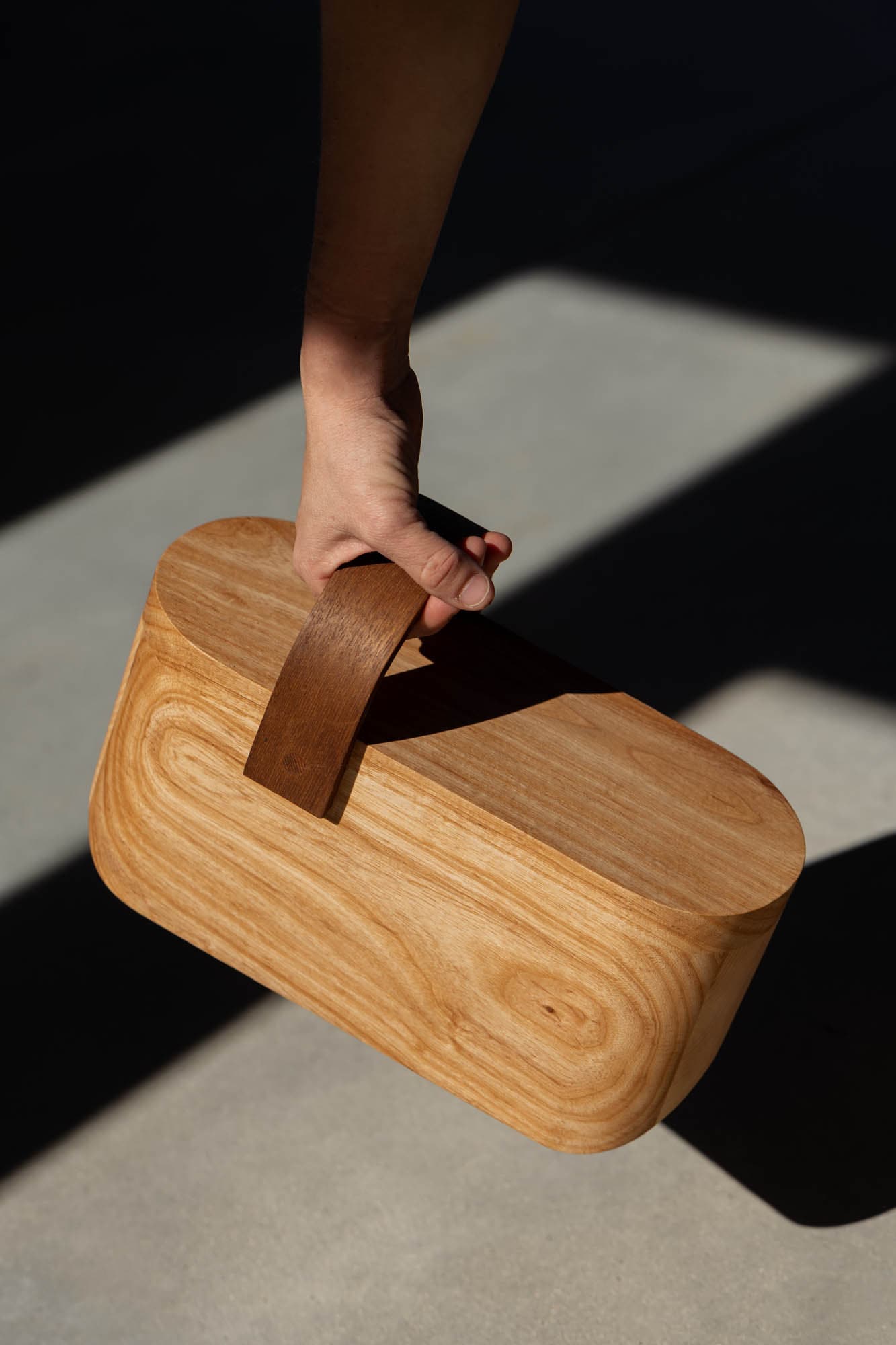 White Ash & Teak Wood Flip Stool: Decorative Step Stool - Etsy