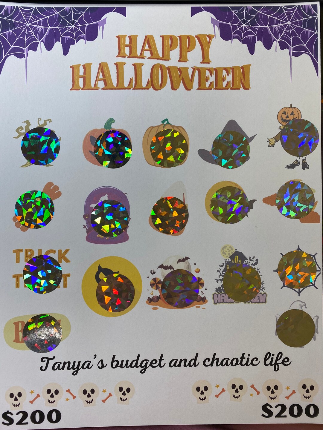 Scratch off Saving Challenges Holidays - Etsy