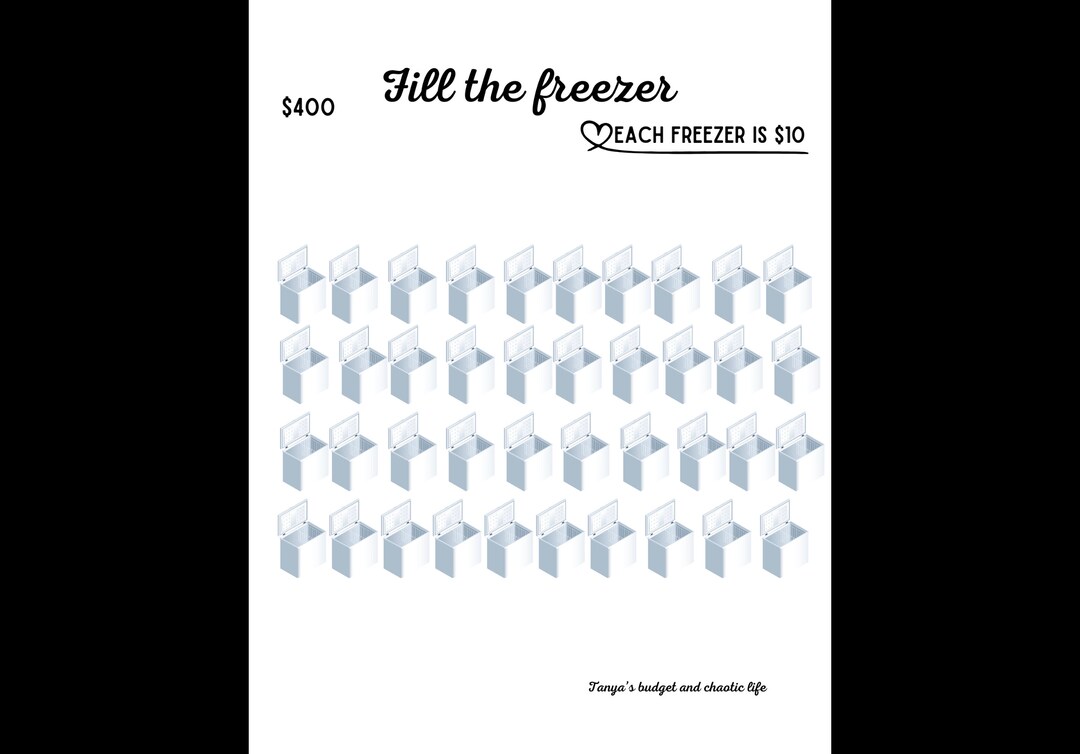 Fill the Freezer is a Printable - Etsy