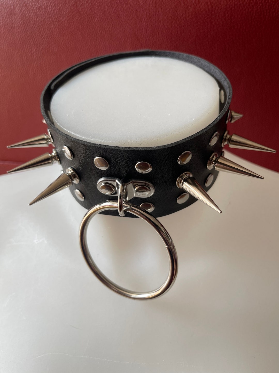 Spike Long Big Large Choker Collar Nails Piques Necklace Goth Small ...