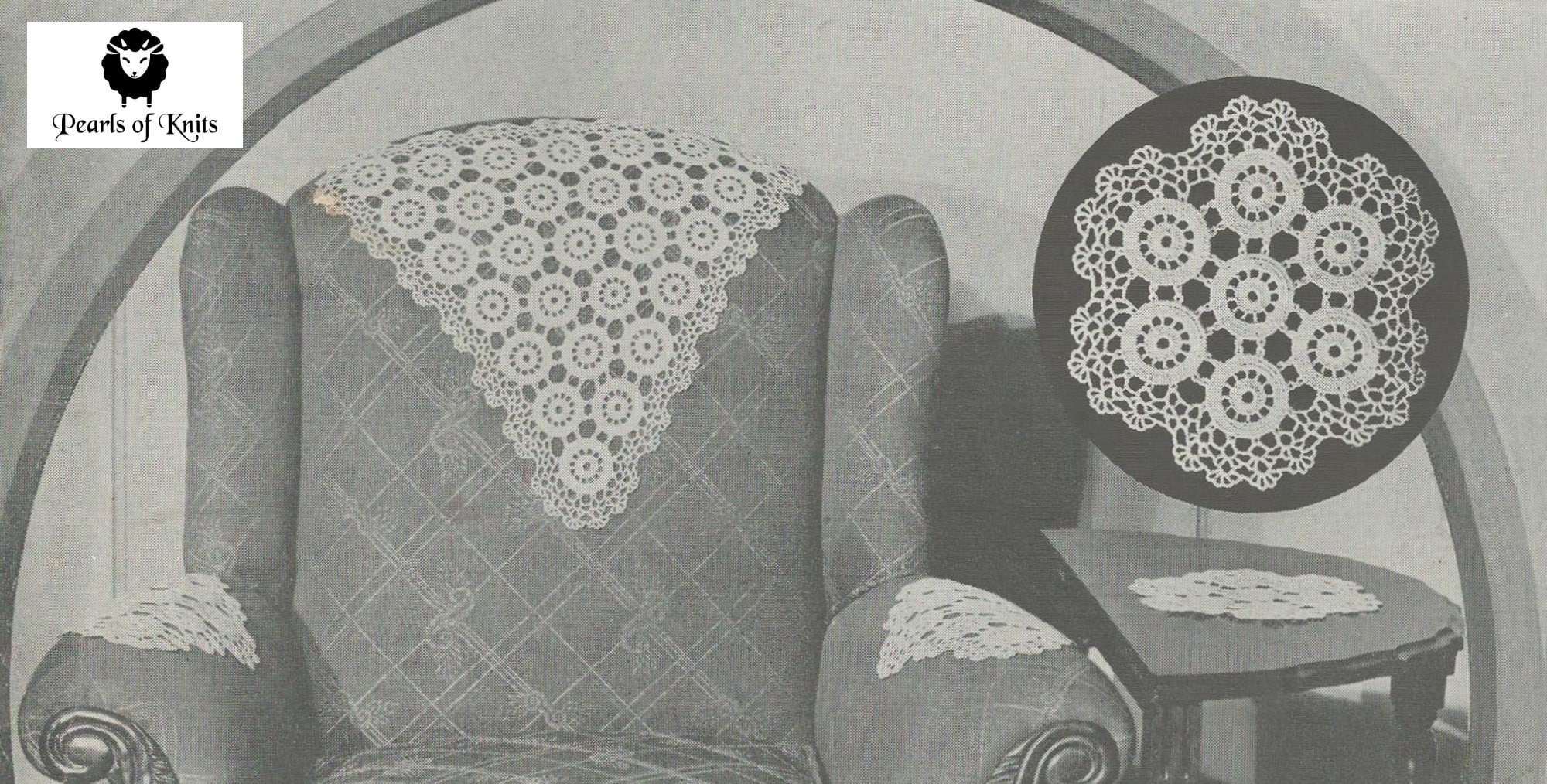 Crochet Chair Set - Vintage Crochet Pattern From the 1930s - PDF ...