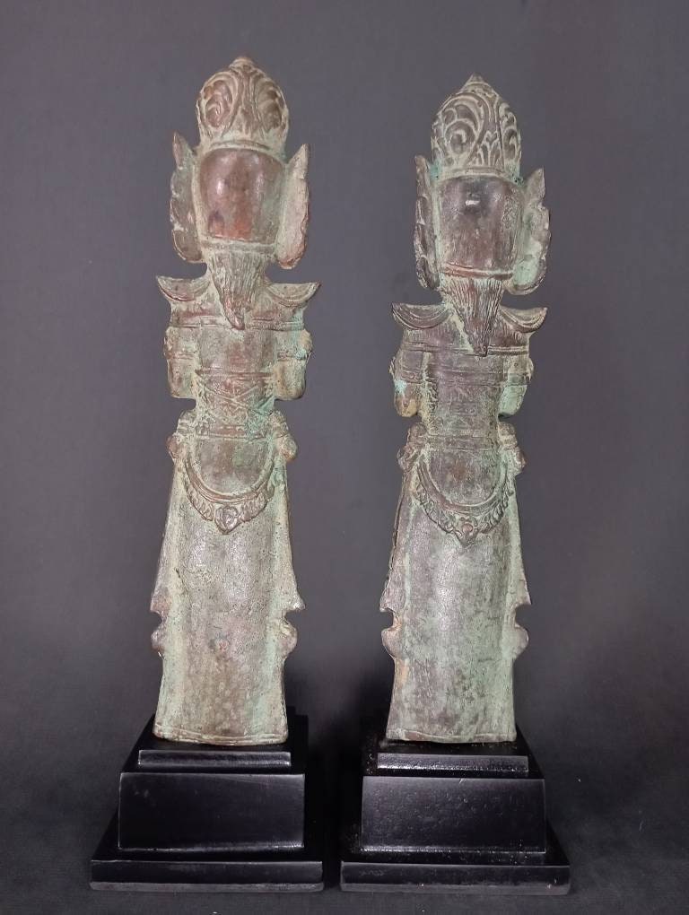 Vintage Rama Sita Bronze Statue Balinese Sculpture Couple Bronze ...