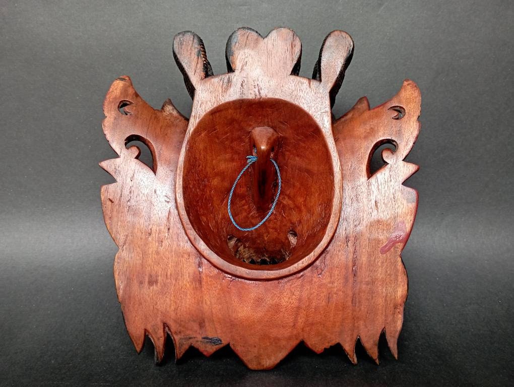 Boma Wooden Mask Boma Mask Wood Carving Wooden Balinese - Etsy