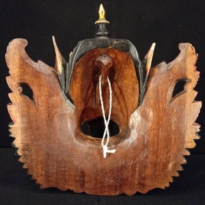 Narasimha Wooden Mask King Lion Vintage Mask Wood Carving Wooden ...