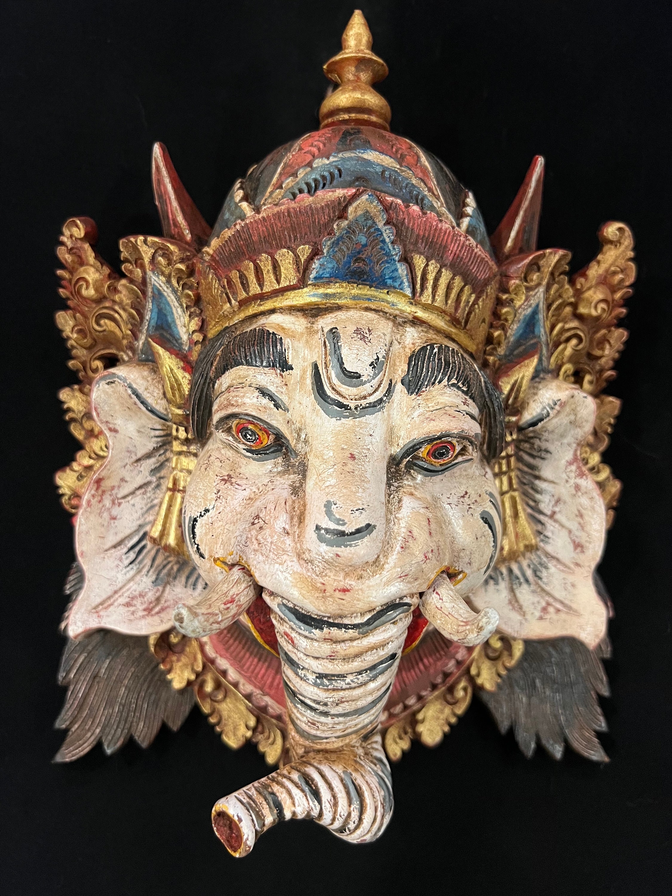 Antique Ganesha Mask Rakshasa Mask Balinese Mythology - Etsy