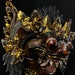 Narasimha King Lion Wooden Mask Balinese Mask Wood Carving Wall Mask ...