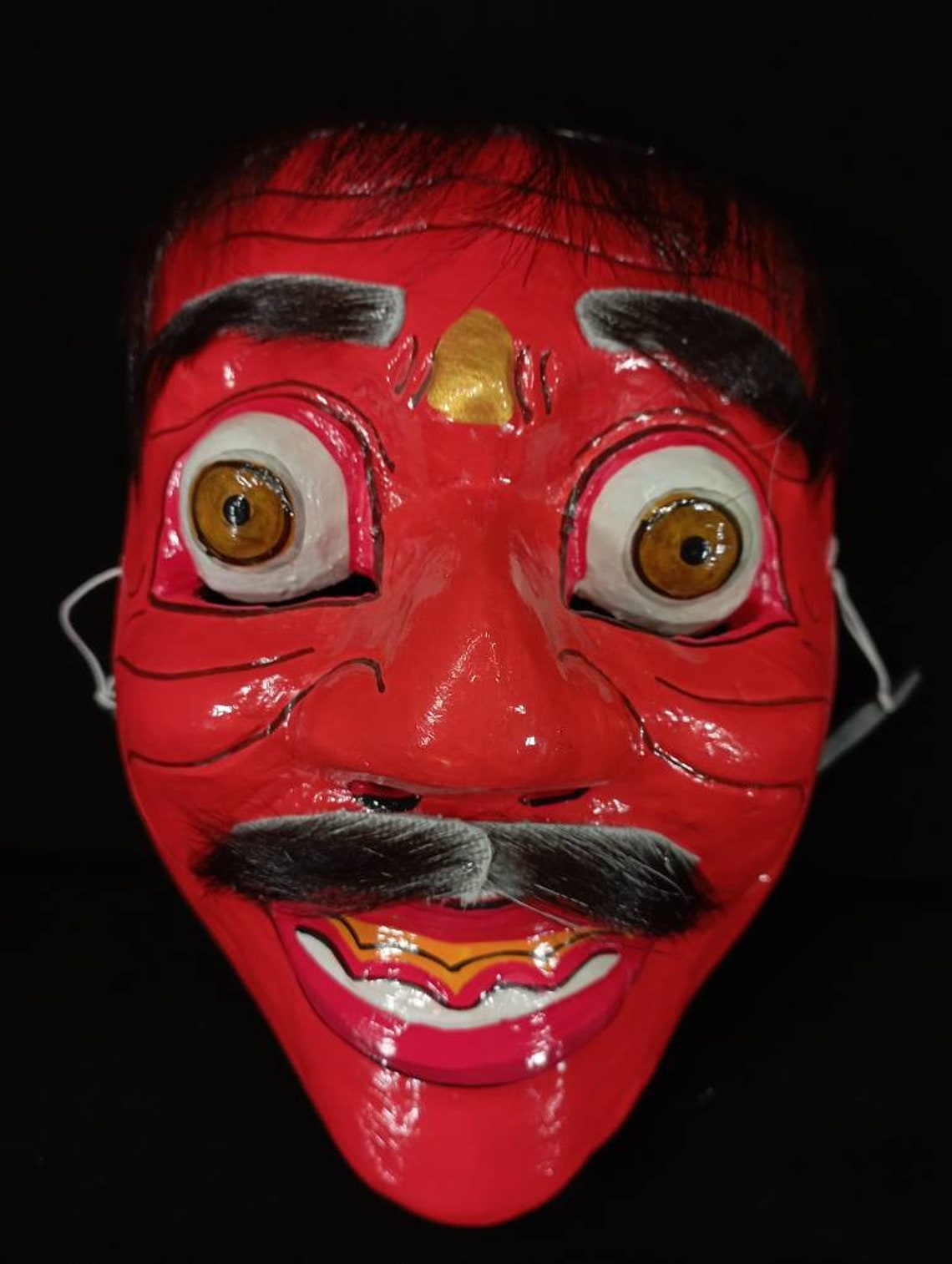 Jauk Keras Wooden Mask Balinese Dance Mask Wall Mask Decor - Etsy