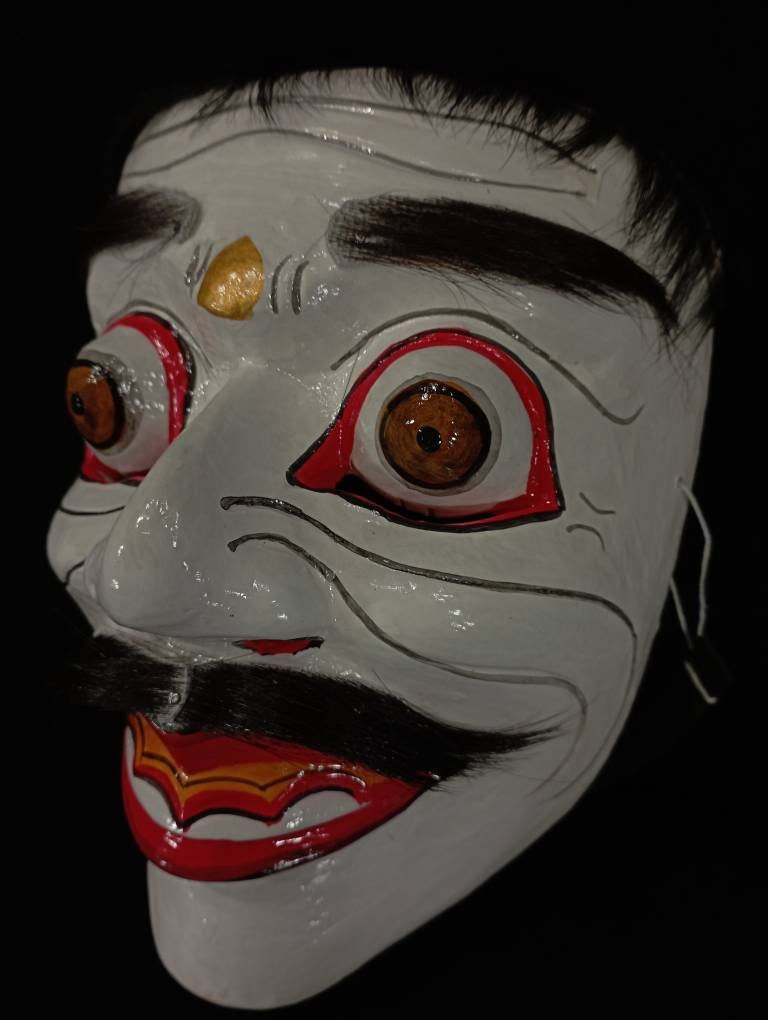 Jauk Manis Wooden Mask Balinese Dance Mask Wall Mask Decor - Etsy