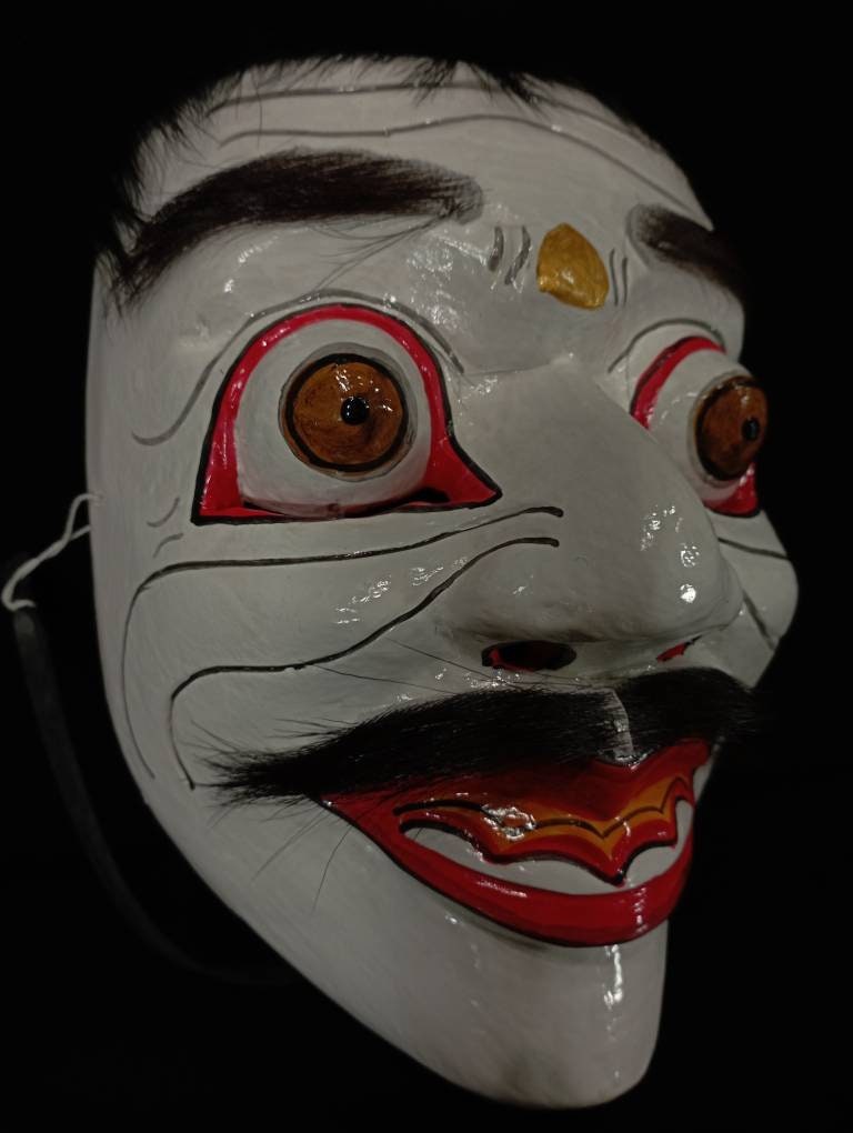 Jauk Manis Wooden Mask Balinese Dance Mask Wall Mask Decor - Etsy