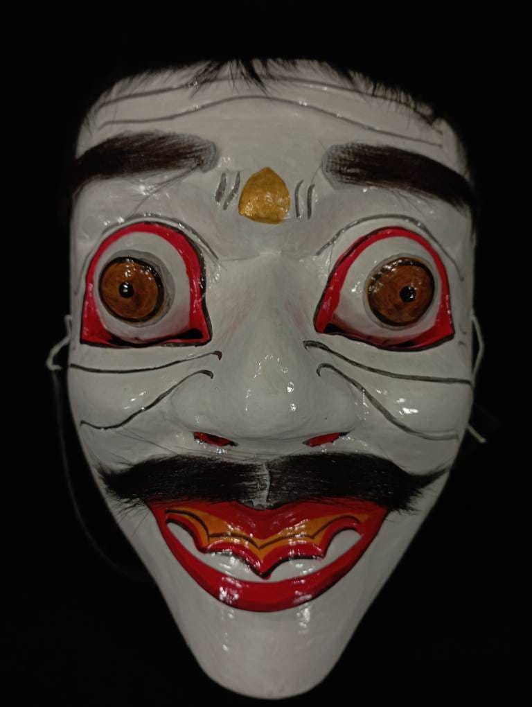 Jauk Manis Wooden Mask Balinese Dance Mask Wall Mask Decor - Etsy