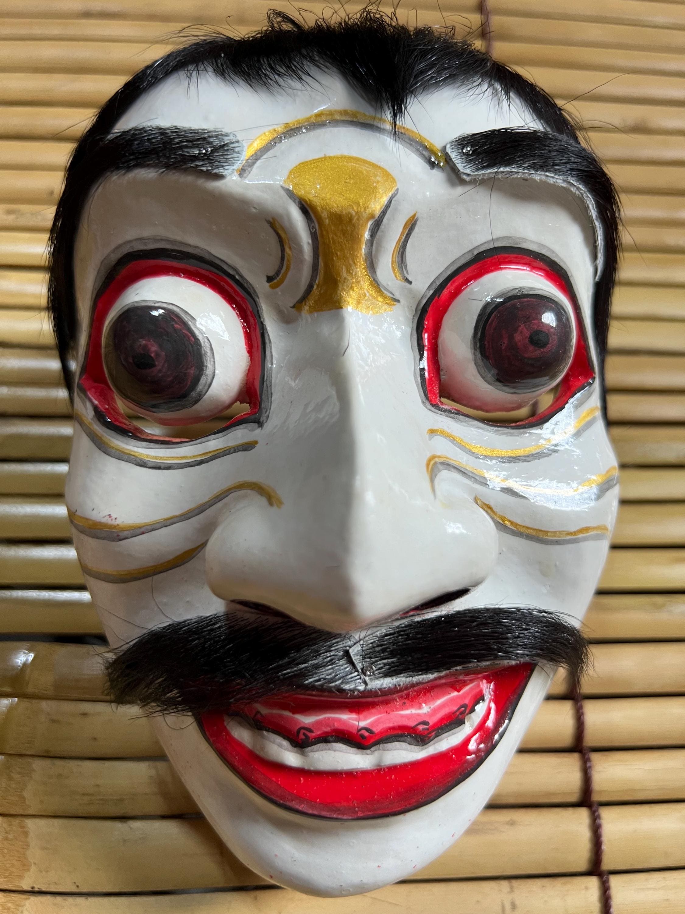Jauk Manis Wooden Mask Balinese Dance Mask Wall Mask Decor Wood Bali ...