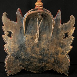 Antique Ganesha Mask, Rakshasa Mask, Balinese Mythology, Wooden ...