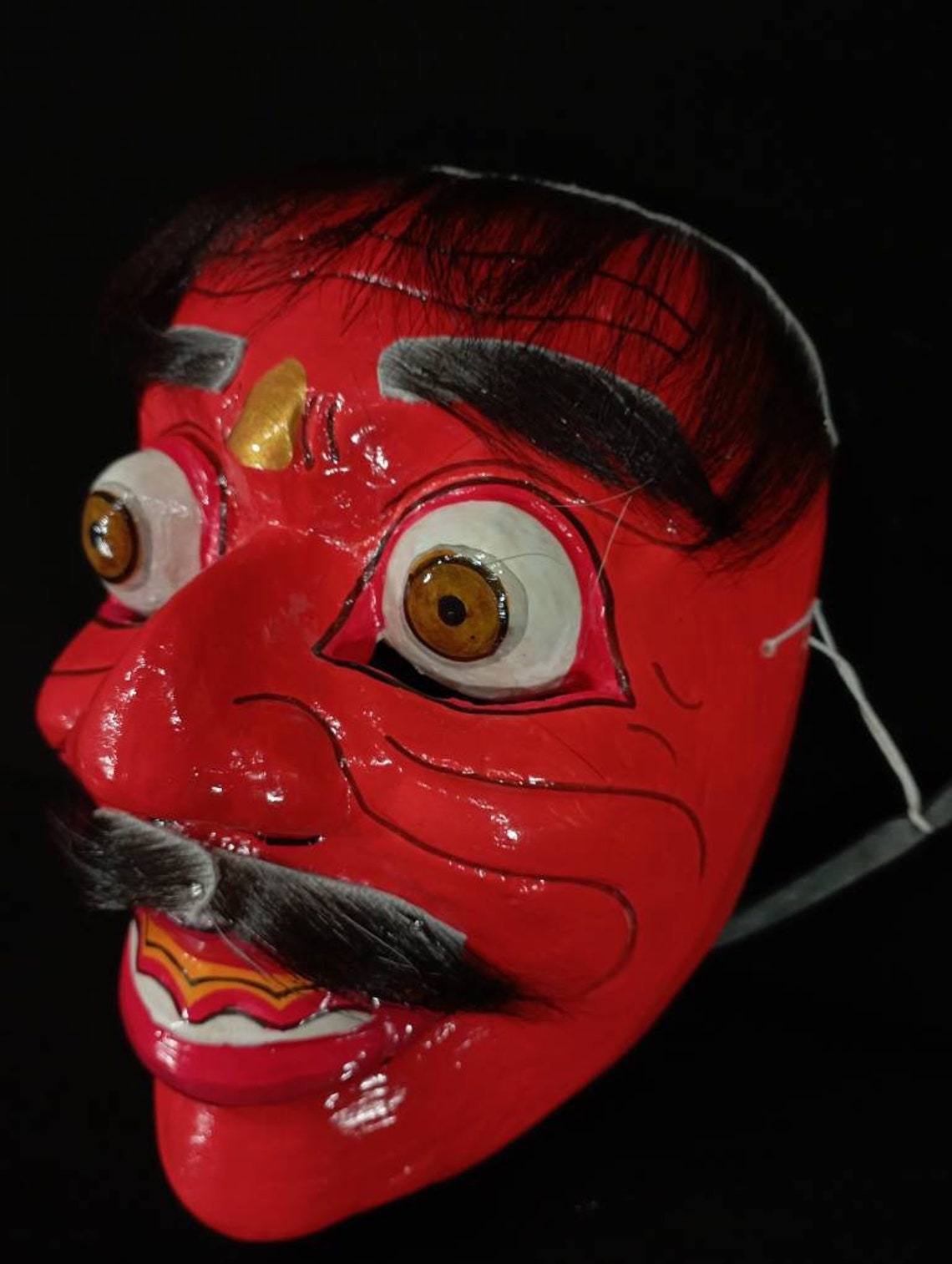 Jauk Keras Wooden Mask Balinese Dance Mask Wall Mask Decor - Etsy