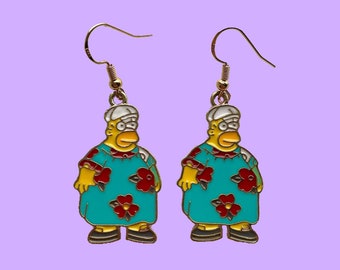 The Simpsons Earrings - Etsy