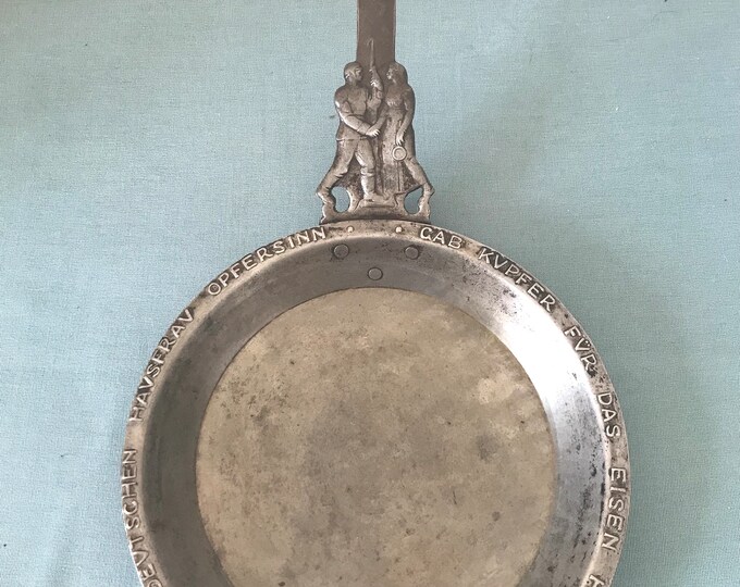 German WW1 Iron Frying Pan - Propaganda First World War - Etsy