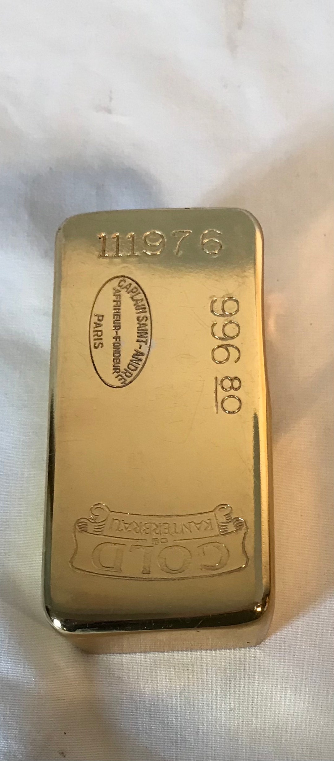 Vintage Flaminaire French Fake Gold Bar Lighter Advertising - Etsy