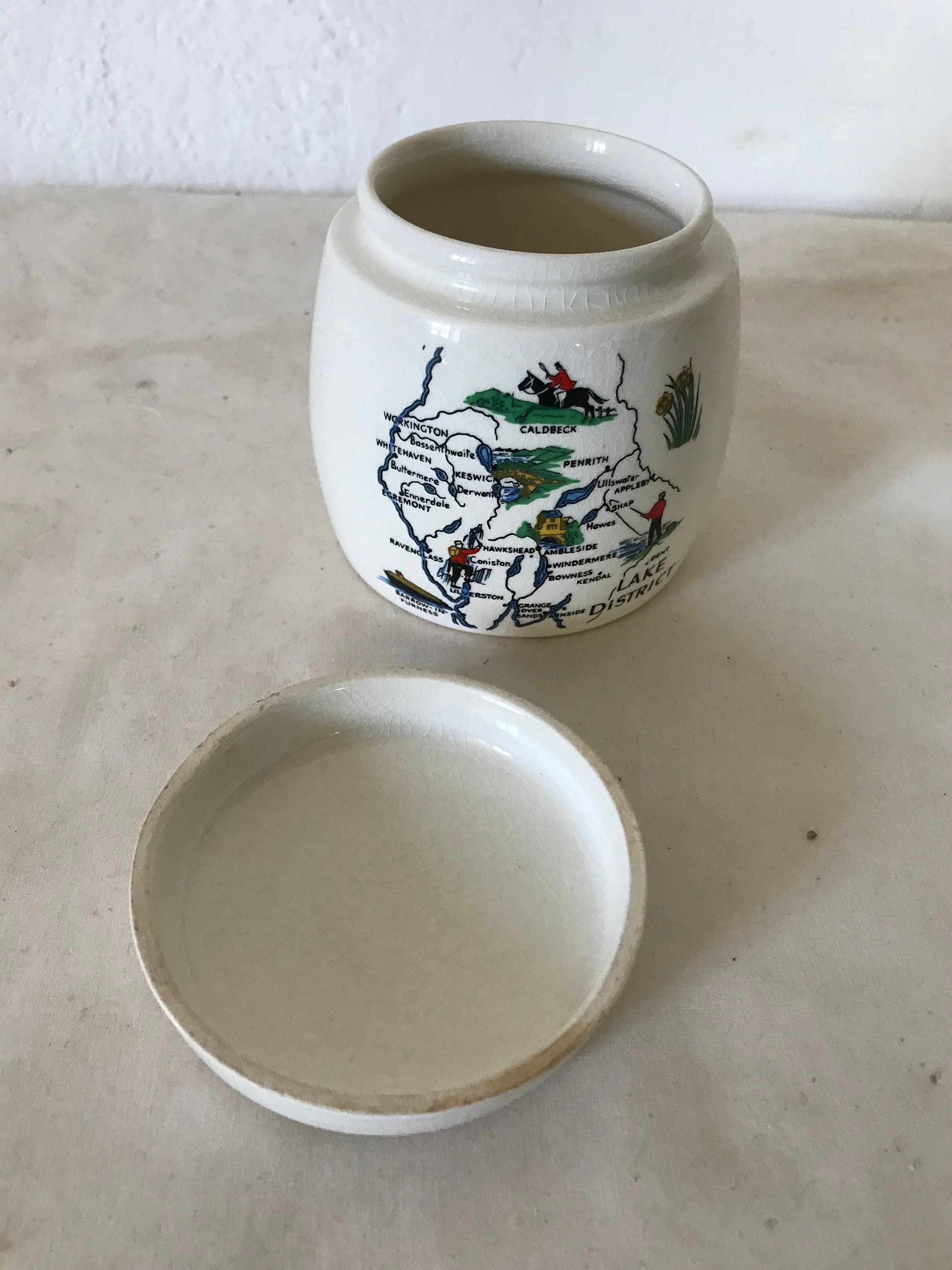 Escoffier of London SANDLAND Touristware Ceramic Pot - Etsy