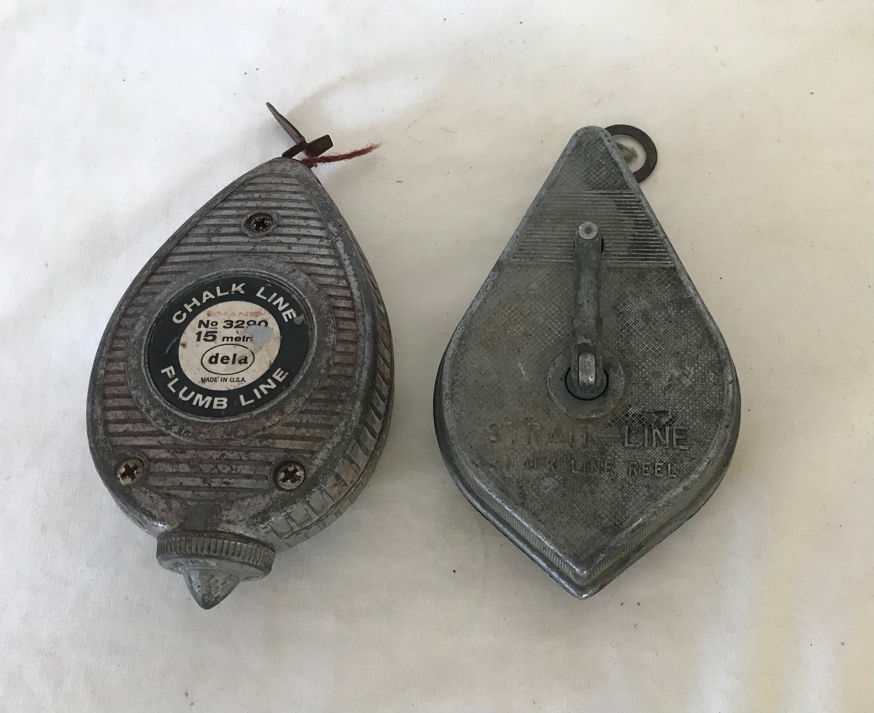 Two Vintage USA Plumb Lines/chalk Lines - Etsy