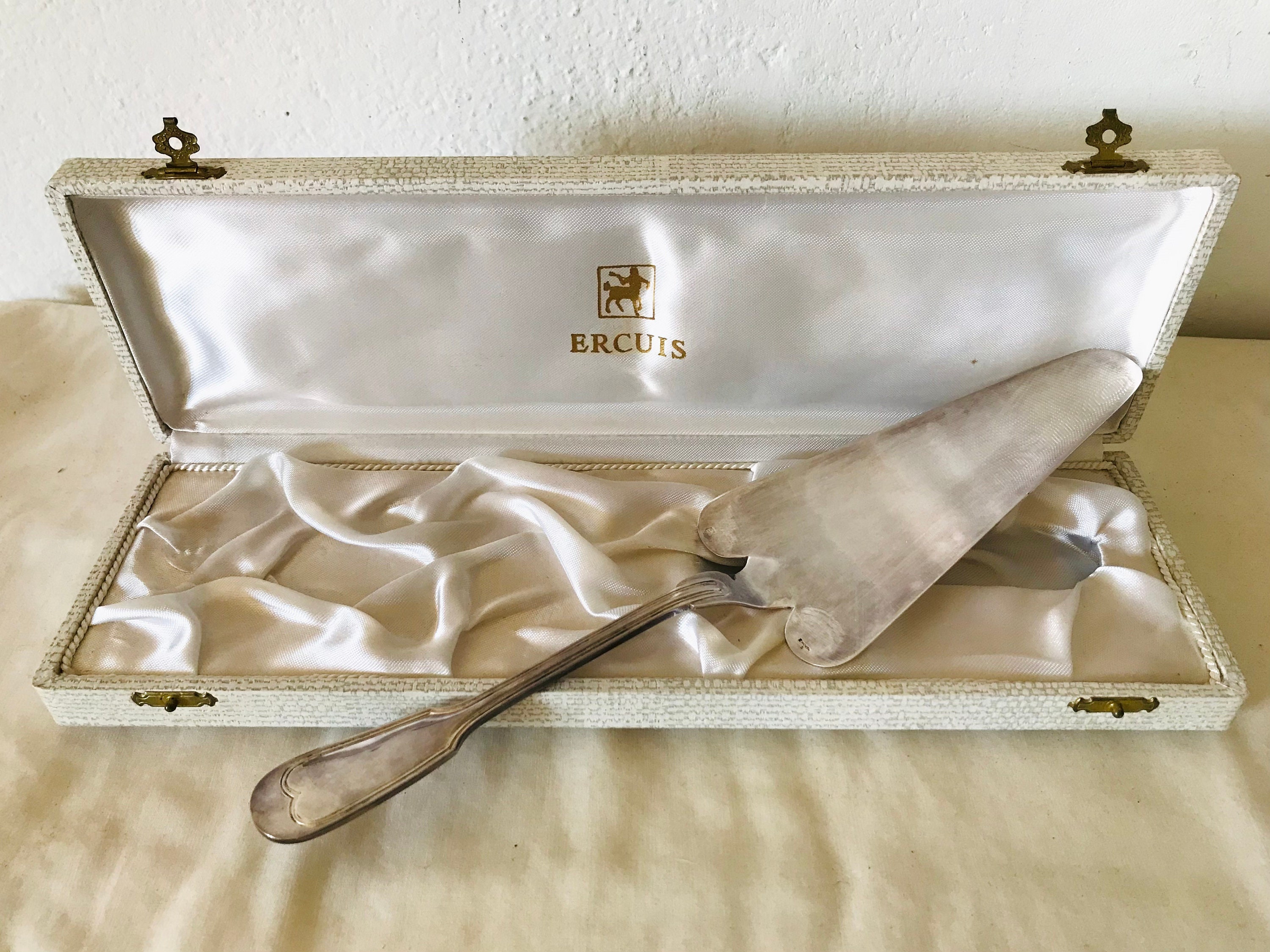 Vintage Ercuis Sully Presentation Boxed Silver Plated Cake Slice - Etsy UK