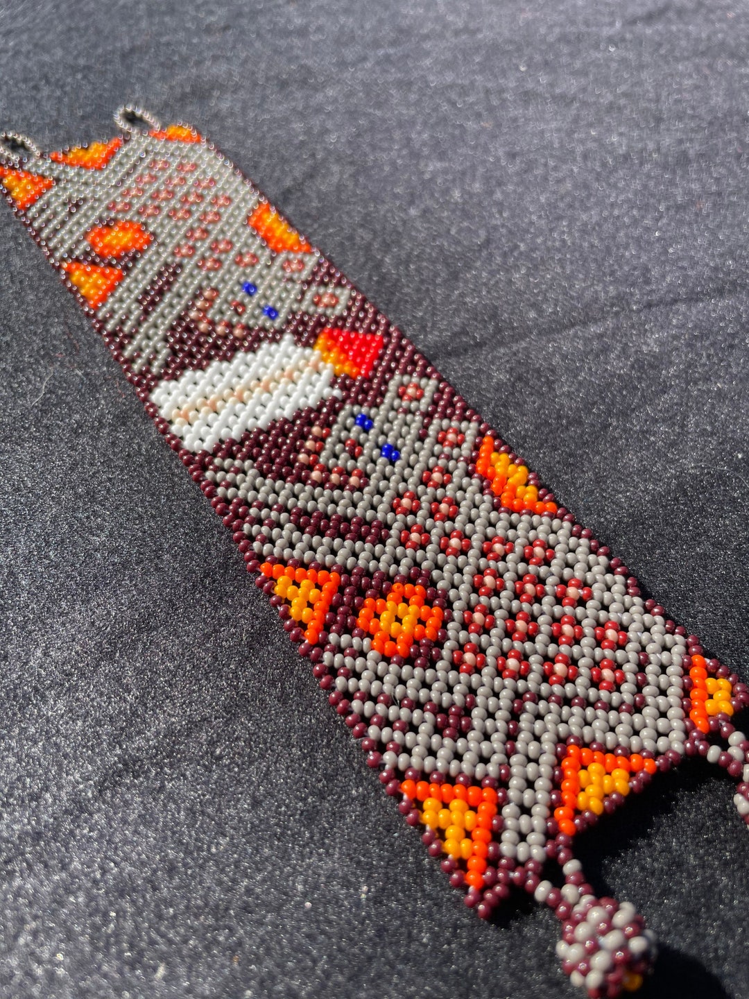 Huichol Peyote Pattern Beaded Bracelet Genuine Huichol Made Indigenous ...