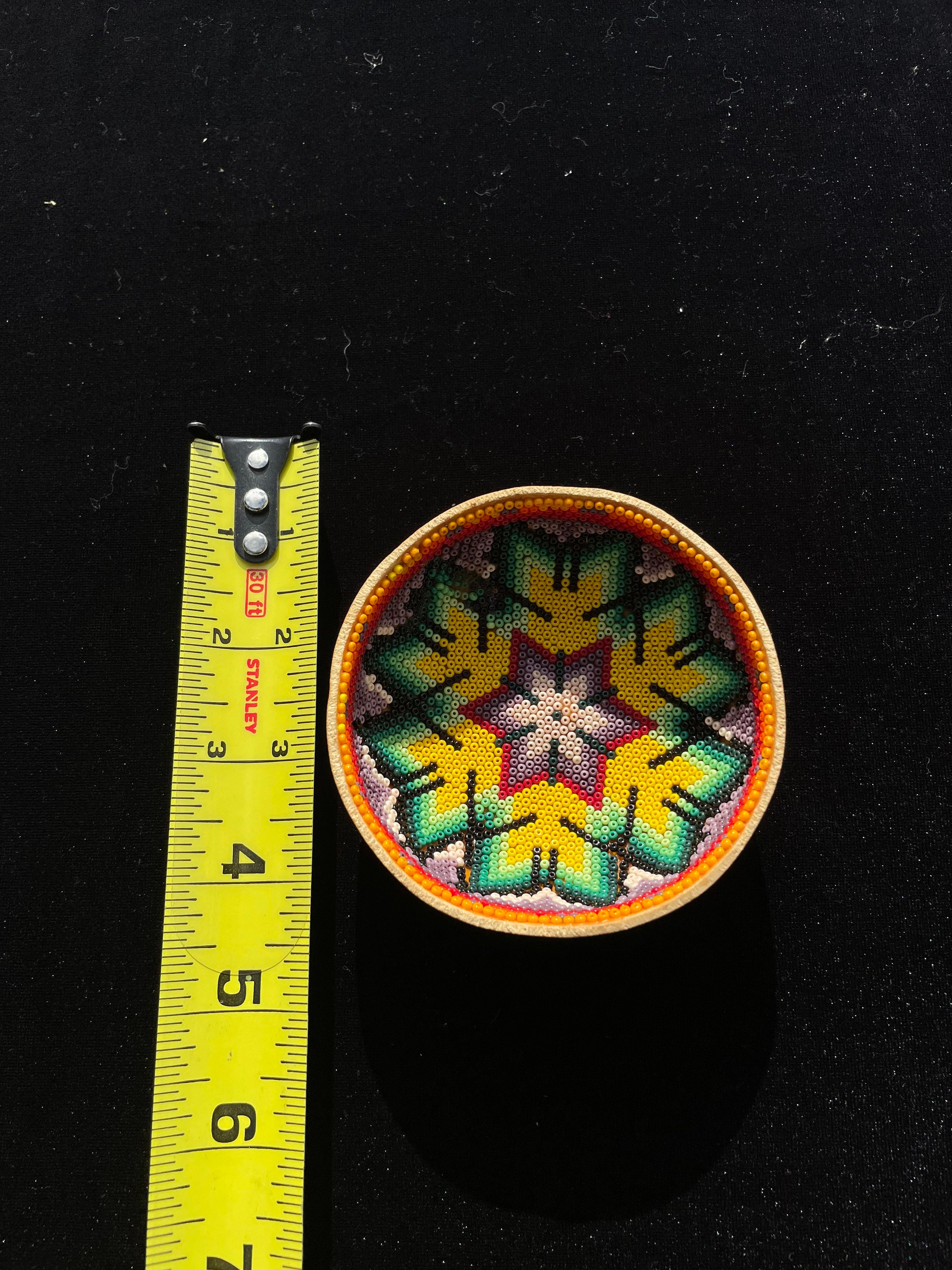 Huichol Beaded Gourd Wixarika Indigenous Art Hand Made Fair - Etsy