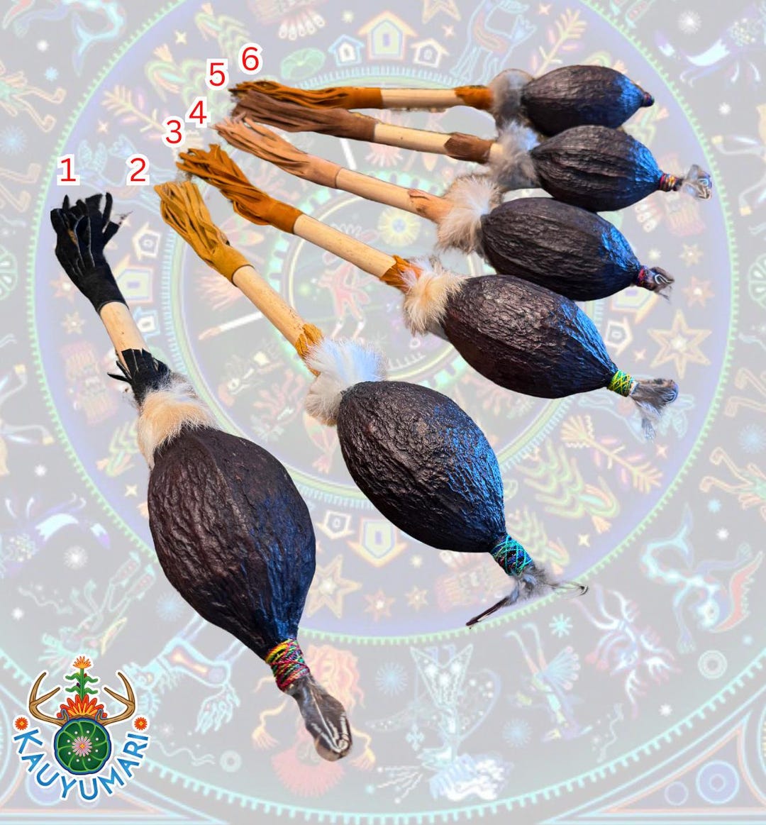 Cacao Rattle Ayacaxtli Sonaja Cacao Seed Rattle Indigenous Made Sonaja ...