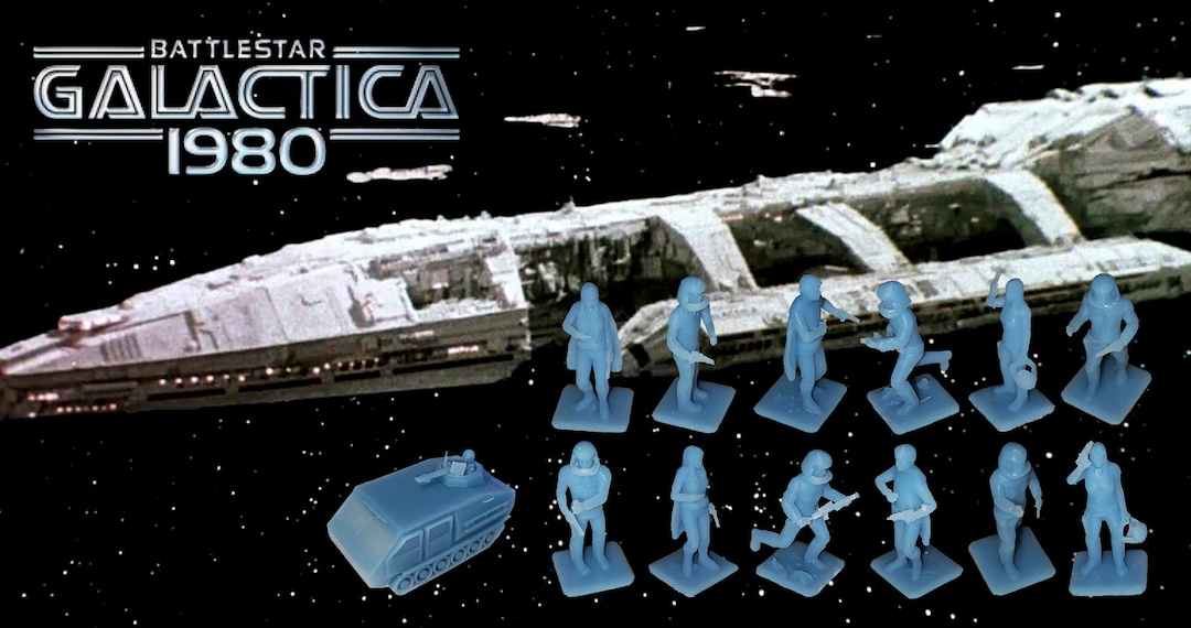Lot of 12 Colonial Warriors + 1 Armored - Battlestar Galactica of 1980 ...