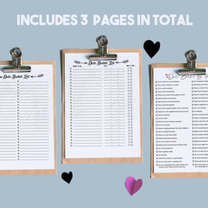 52 Date Night Ideas (with Blank Template to Add Your Own Date Ideas ...