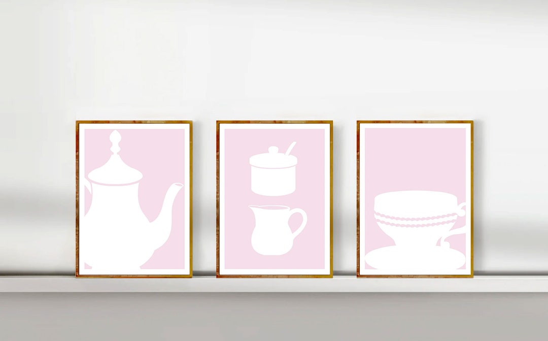 High Tea Digital Prints | Tea Party Wall Art | Printable Digital ...