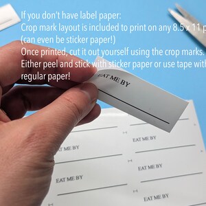 Complete Meal Plan Printable PDF With Labels | Zero Food Waste ...