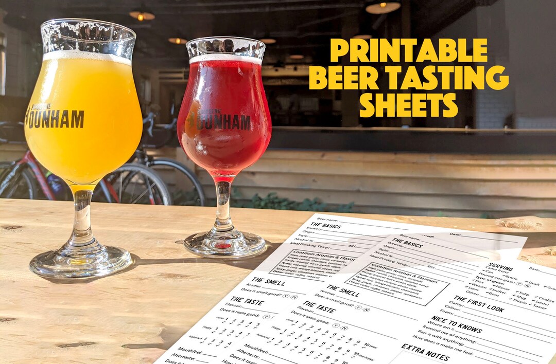 Beer Tasting Journal Beer Notes Beer Rating Brewery Scorecard Brewery ...