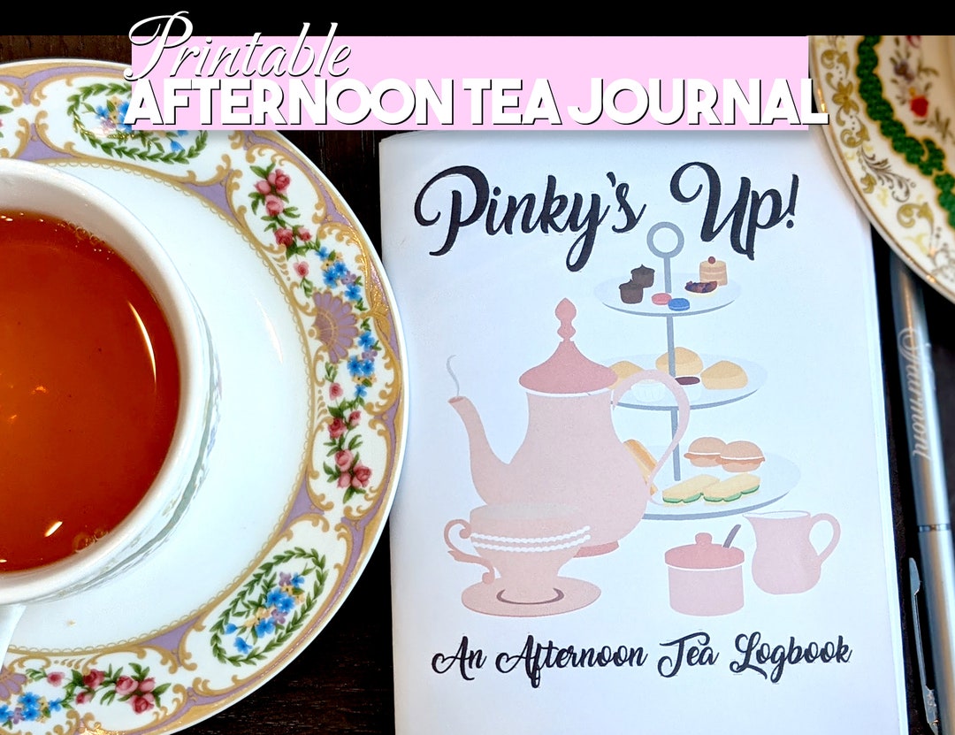 Afternoon Tea Logbook | High Tea Journal | Printable & Digital File ...