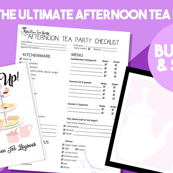 Afternoon Tea Party - Etsy