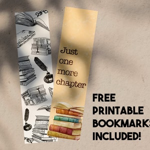 Reading Bundle: Book Review, Tracker, Wish List, Bookmarks (digital ...