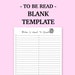 Reading List Checklist: Book Tracker Printable Template (PDF) - Etsy