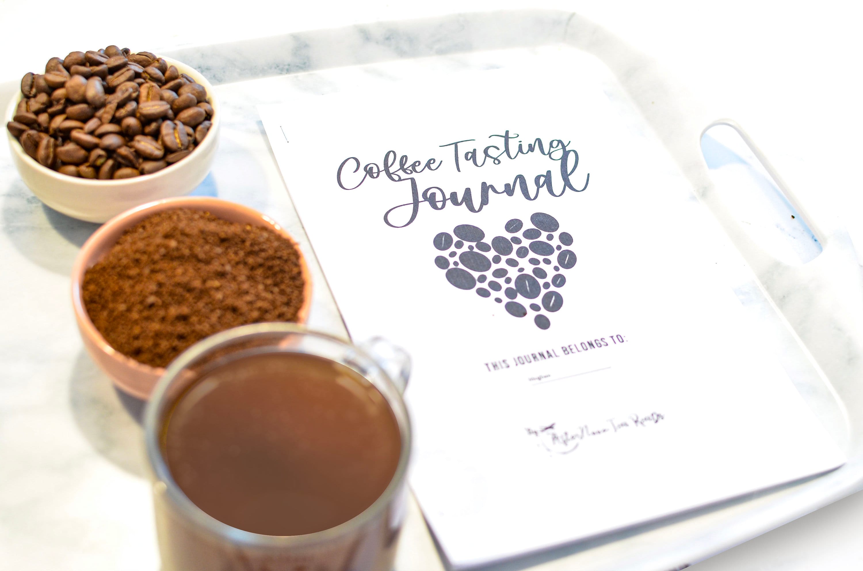Coffee Tasting Journal With Coffee Flavour and Aroma Examples | Coffee ...