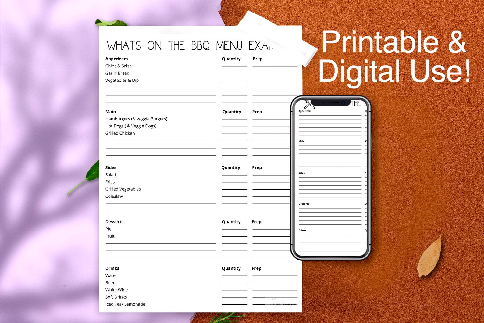 Summer BBQ Checklist | Fathers Day Barbecue Planner | Guest List ...