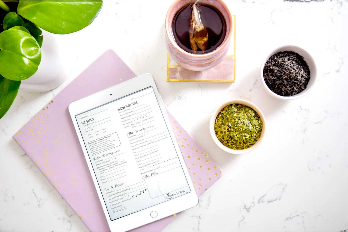 Tea Lovers Printable Bundle: Tea Tasting Journal & Afternoon Tea Party ...