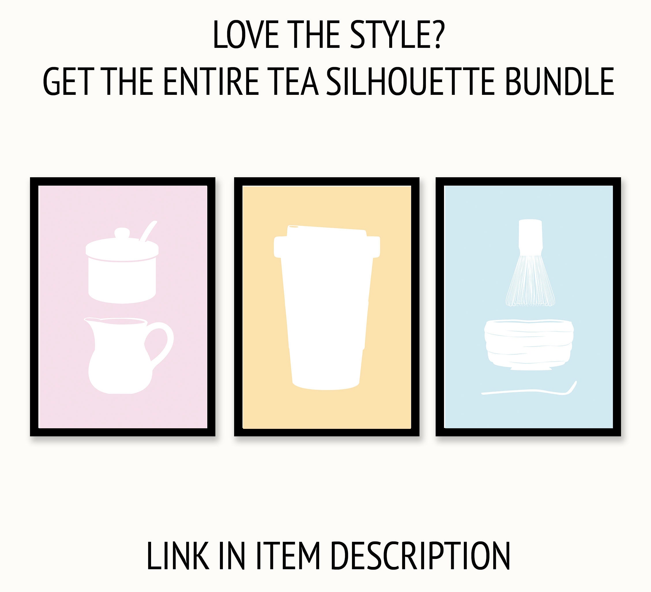 High Tea Digital Prints Tea Party Wall Art Printable Digital Download ...