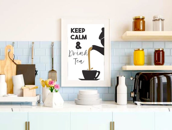 Printable Kitchen Tea Wall Art Tea Art Download & Print | Etsy Canada