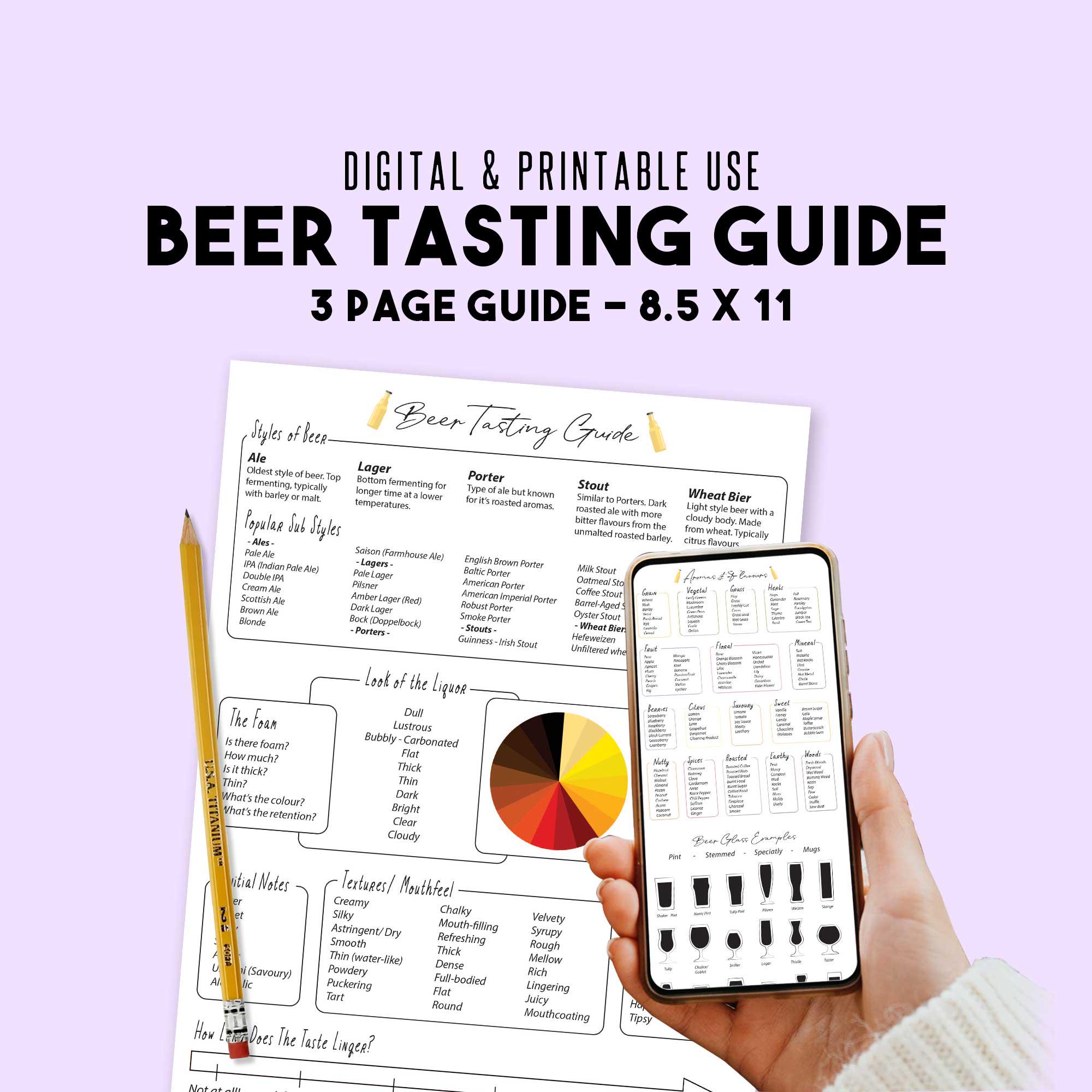 Beer Tasting Guide: Beer Tasting Notes | Beer Aromas & Beer Flavour ...